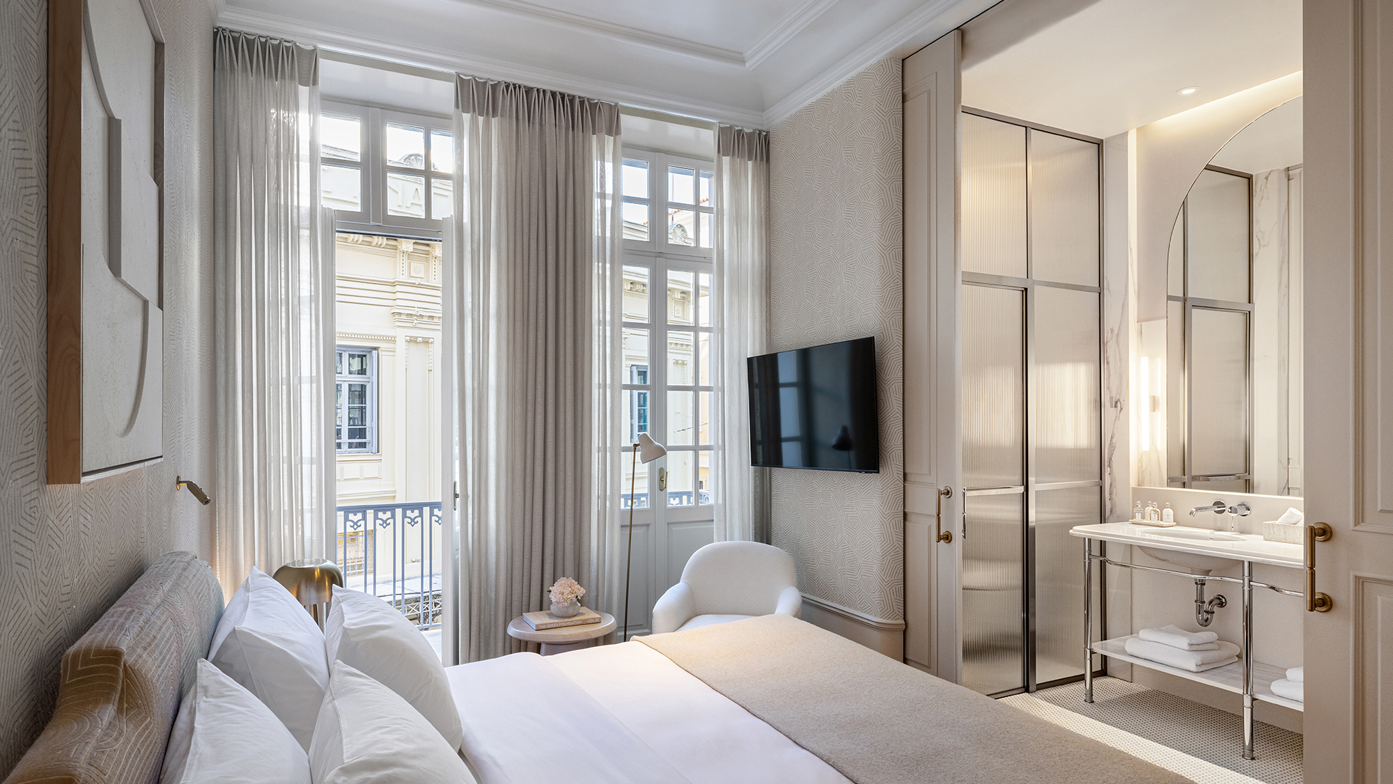 Balcony Athenian Room | Grecotel The Dolli in Athens Greece