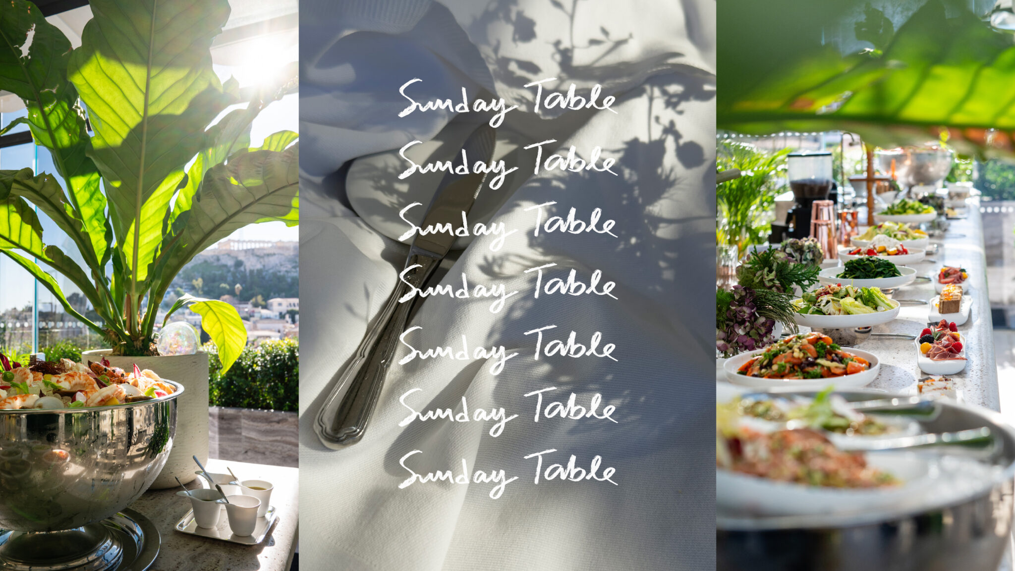 Sunday Table | Grecotel The Dolli·s Rooftop Restaurant